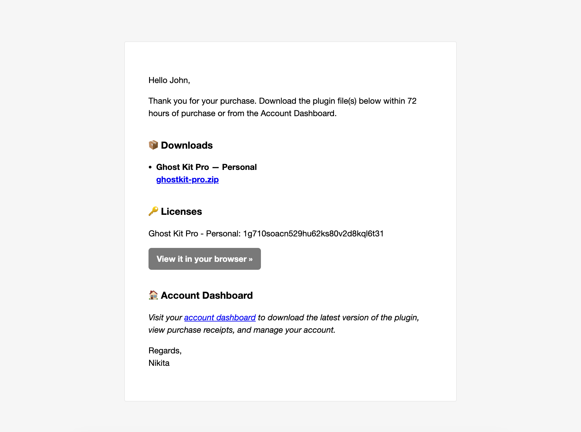 Installing Pro Version Ghost Kit